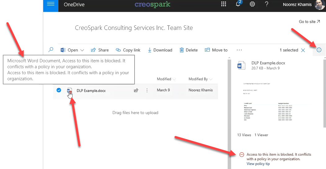 Office 365 Data Loss Prevention (DLP) Notifications in Outlook ...