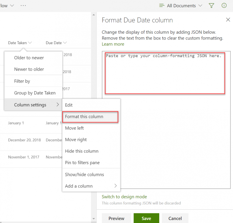 Wizard Based Column Formatting Options now available in SharePoint ...